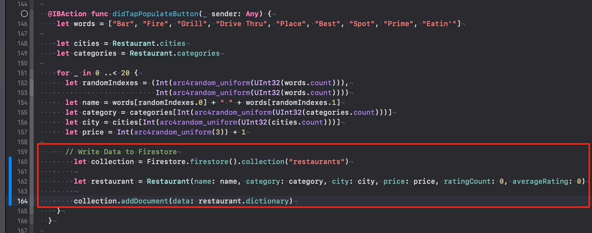 Cloud Firestore iOS Codelabをやってみる 3 | ゆるゆる海外いきたい